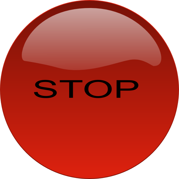 Stop Button Clip Art At Clker Vector Clip Art Online Royalty