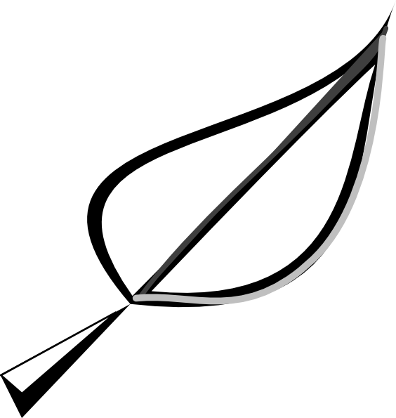 Leaf Outline Clip Art At Clker Vector Clip Art Online Royalty 