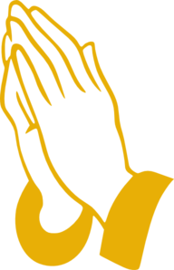 Gold praying hands store