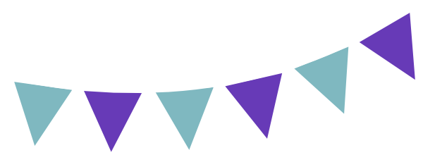 Blue Deep Purple Bunting Clip Art at Clker.com - vector clip art online ...