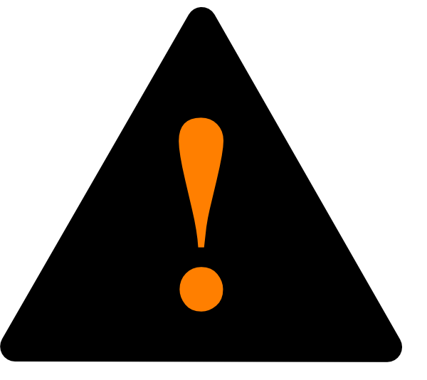 Black Orange Black Warning Clip Art at Clker.com - vector clip art ... Black Orange Black Warning Clip Art at Clker.com - vector clip art ...