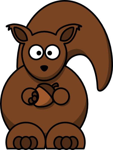 Carton Squirrel -- Thicker Lines Clip Art at Clker.com - vector clip ... Carton Squirrel -- Thicker Lines Clip Art at Clker.com - vector clip ...