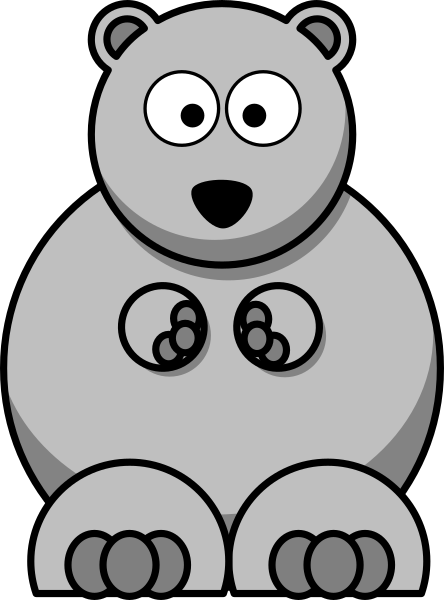 Grey Bear Kid Clip Art at Clker.com - vector clip art online, royalty ...