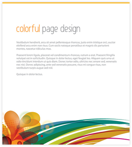 Colorful Page Design 1 | Free Images at Clker.com - vector clip art ...