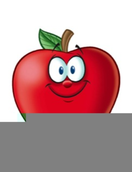 Smiling Apple Clipart | Free Images at Clker.com - vector clip art ...