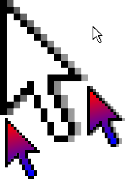 Four Different Pointers Clip Art at Clker.com - vector clip art online ...