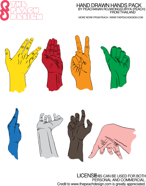 Hand Signs Vectors Clip Art at Clker.com - vector clip art online ...