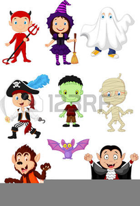 Kids In Halloween Costumes Clipart | Free Images at Clker.com - vector ...