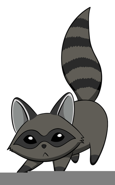 Raccoon Free Clipart | Free Images at Clker.com - vector clip art ...