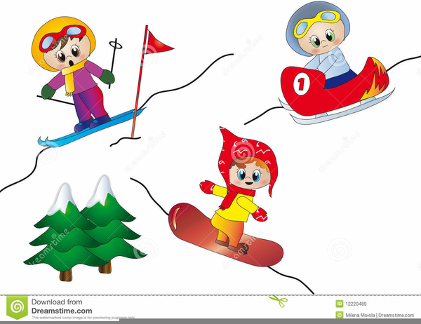 Winter Sports Cartoon Clipart | Free Images at Clker.com - vector clip ...