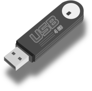 Usb Flash Drive Clip Art at Clker.com - vector clip art online, royalty ...