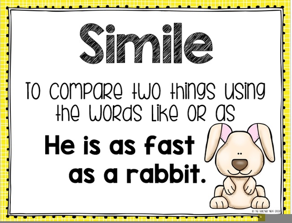 Simile Poster | Free Images at Clker.com - vector clip art online, royalty free & public domain