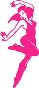 Pink Dancer Clip Art at Clker.com - vector clip art online, royalty ...