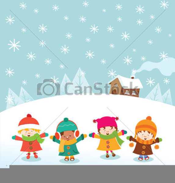 Kids In Snow Clipart | Free Images at Clker.com - vector clip art ...
