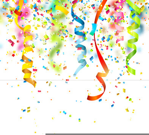 Free Clipart Streamers And Confetti | Free Images at Clker.com - vector ...