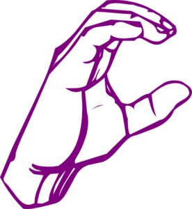 C Hand Clip Art at Clker.com - vector clip art online, royalty free ...
