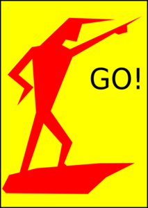 Go! Clip Art at Clker.com - vector clip art online, royalty free ...