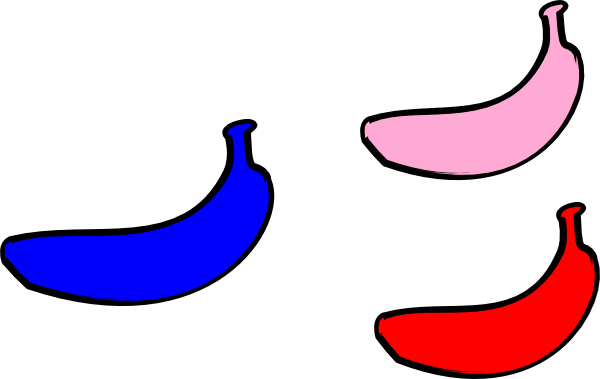 Blue Banana Clip Art at Clker.com - vector clip art online, royalty ...
