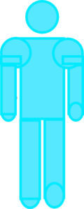 Blue Stick Figure Clip Art at Clker.com - vector clip art online ...