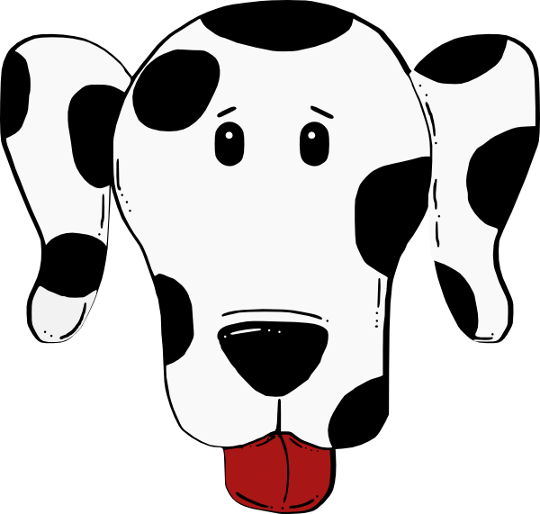Spotted Dog2 Clip Art at Clker.com - vector clip art online, royalty ...