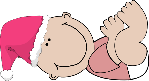Santa Baby Girl Clip Art at Clker.com - vector clip art online, royalty ...