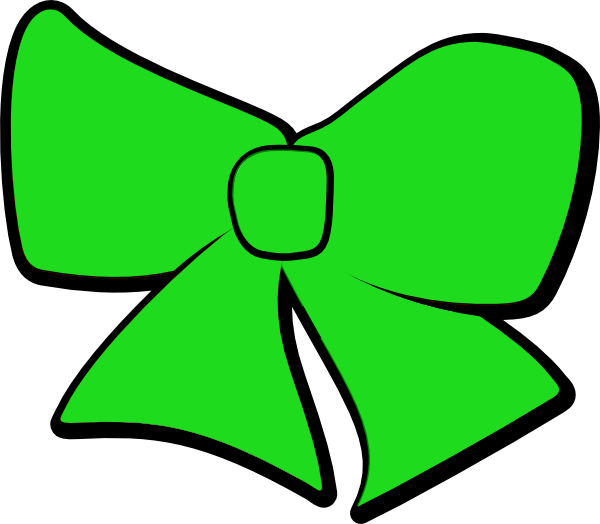 Green Bow Clip Art at Clker.com - vector clip art online, royalty free ...