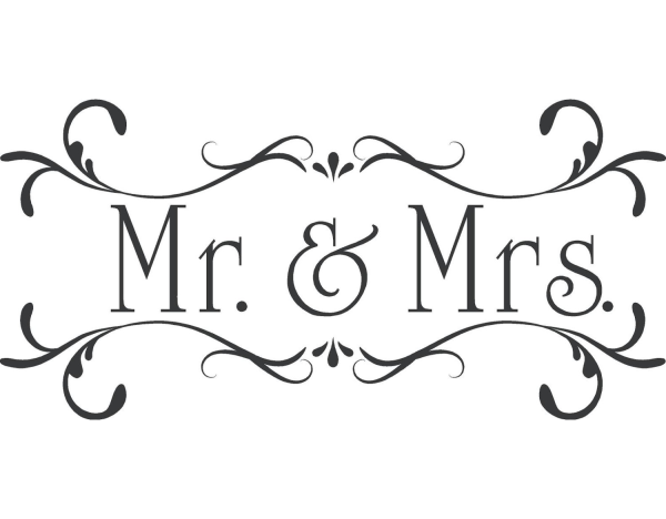 Mr And Mrs Clip Art at Clker.com - vector clip art online, royalty free ...