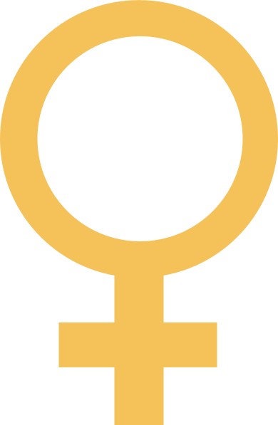 Gold Female Symbol 1 Clip Art at Clker.com - vector clip art online ...
