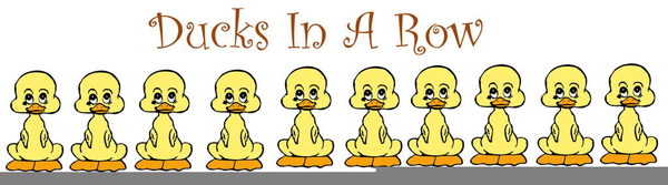 Clipart Of Ducks In A Row | Free Images at Clker.com - vector clip art ...