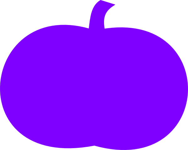 Purple Pumpkin Clip Art at Clker.com - vector clip art online, royalty ...