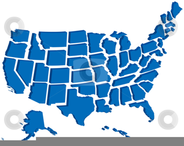 Clipart Map State United | Free Images at Clker.com - vector clip art ...