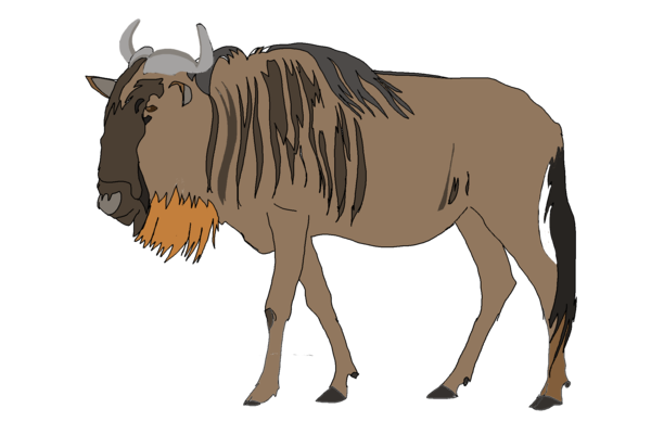 Gnu | Free Images at Clker.com - vector clip art online, royalty free ...