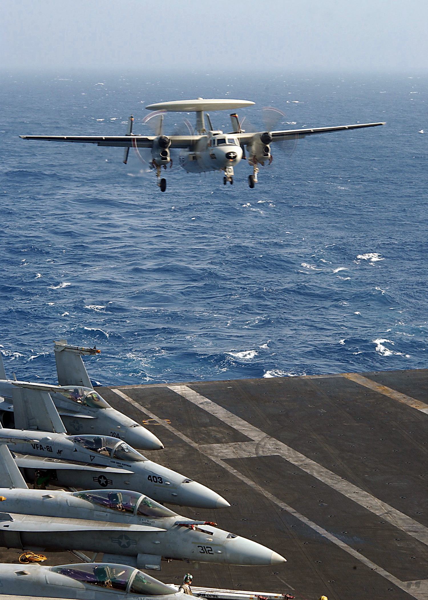 E-2c Makes An Arrested Landing | Free Images at Clker.com - vector clip ...