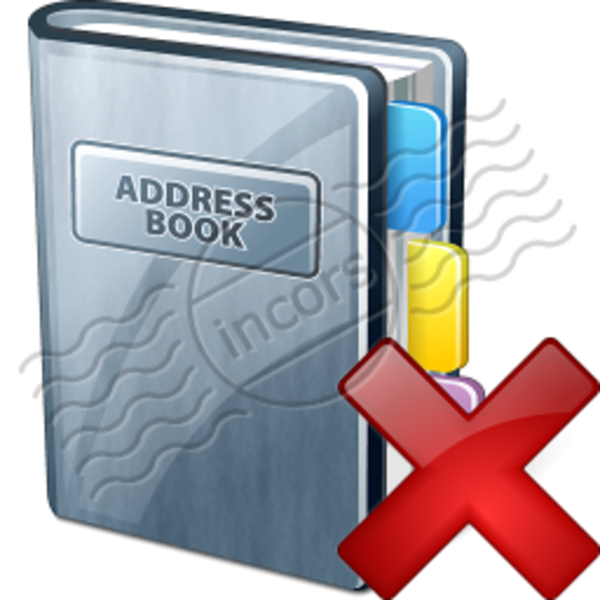 Address Book Delete 4 | Free Images at Clker.com - vector clip art ...