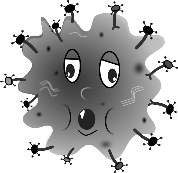 Black And Grey Germ Clip Art at Clker.com - vector clip art online ...