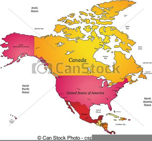 Free Clipart Of North America | Free Images at Clker.com - vector clip ...