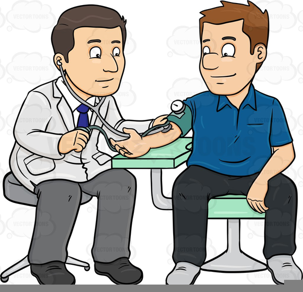 Doctor Checking Patient Clipart Free Images At Vector