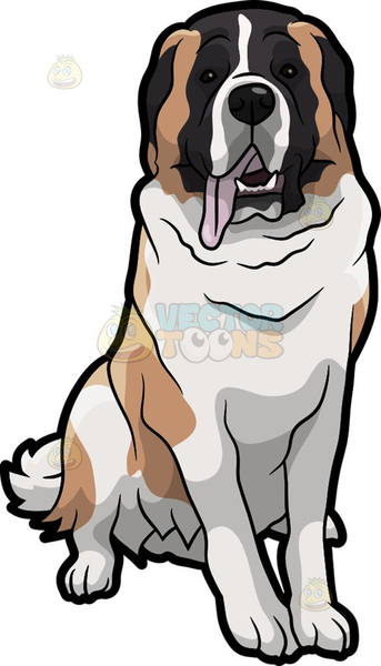 Saint Bernard Clipart Free | Free Images at Clker.com - vector clip art ...