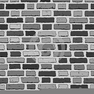 Gray Brick Wall Clipart