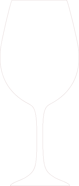 Wine Glass Outline Clip Art At Vector Clip Art Online Royalty Free And Public Domain