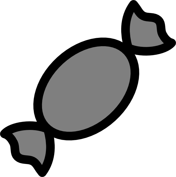 Gray Candy Clip Art At Vector Clip Art Online Royalty Free And Public Domain