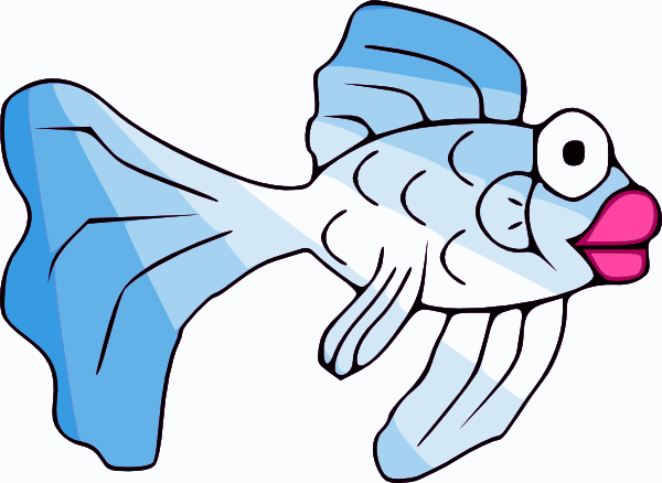 Blue Fish Clip Art at Clker.com - vector clip art online, royalty free ...