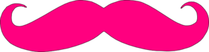 Pink Mustache Clip Art at Clker.com - vector clip art online, royalty ...