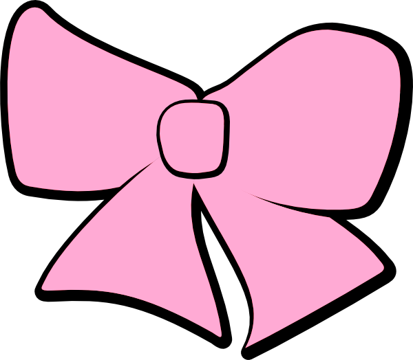 Hair Bow - Pink Clip Art at Clker.com - vector clip art online, royalty ...