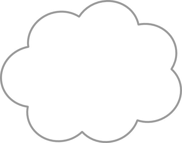 Cloud Clip Art at Clker.com - vector clip art online, royalty free ...