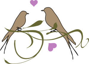 Love Birds Clip Art at Clker.com - vector clip art online, royalty free ...