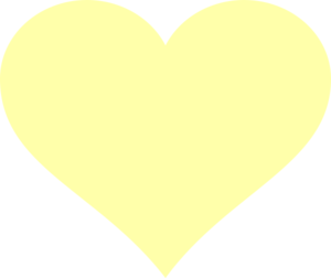 Yellow Heart Clip Art at Clker.com - vector clip art online, royalty ...
